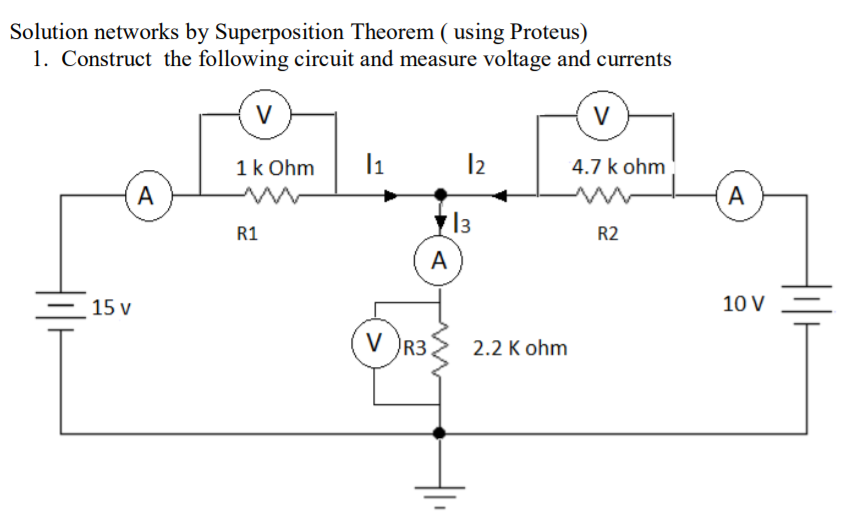 Solved Solution Networks By Superposition Theorem Using