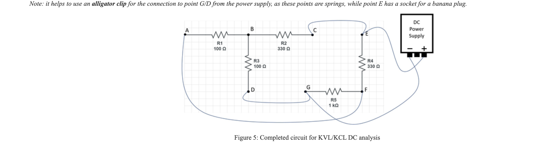 Solved Setup: Resistor check and construction of DC circuit | Chegg.com