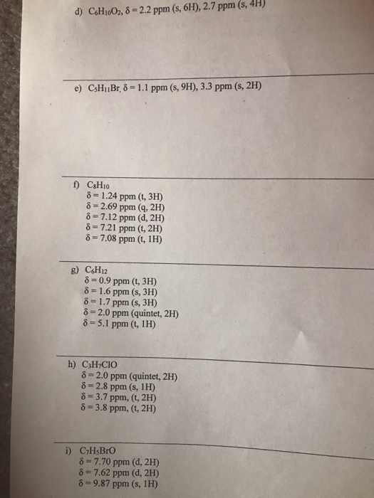 Solved Propose a structure that is consistent with the given | Chegg.com