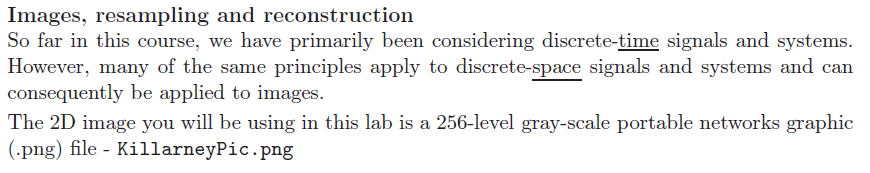 The above image (or any grayscale image) will be | Chegg.com