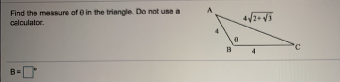 Solved Determine the number of triangles ABC possible with | Chegg.com