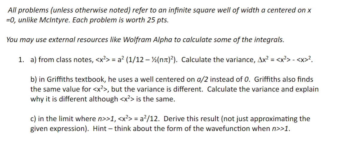 Solved All problems (unless otherwise noted) ﻿refer to an | Chegg.com