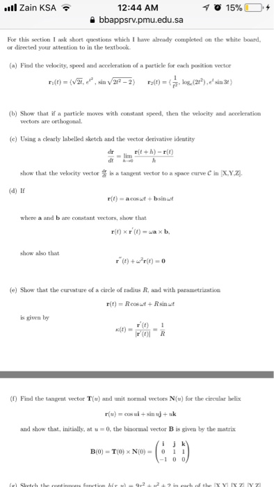 Solved l Zain KSA 12:44 AM e bbappsrv.pmu.edu.sa For this | Chegg.com