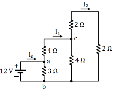 Solved In the circuit given in the figure, 𝐼𝑠 main branch | Chegg.com