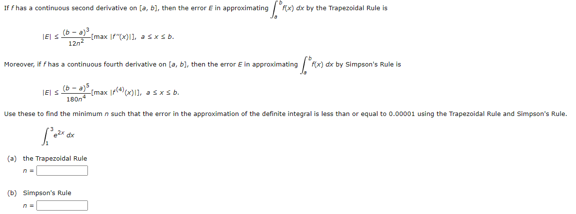 Solved Iff has a continuous second derivative on [a, b], | Chegg.com