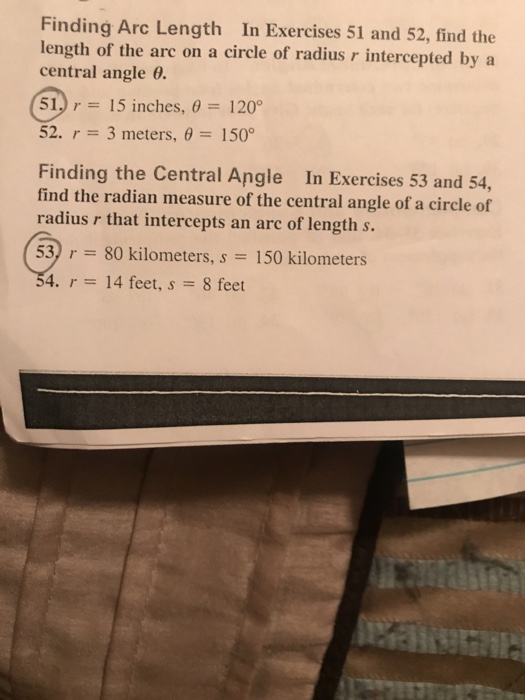 Solved Finding Arc Length In Exercises 51 and 52, find the | Chegg.com