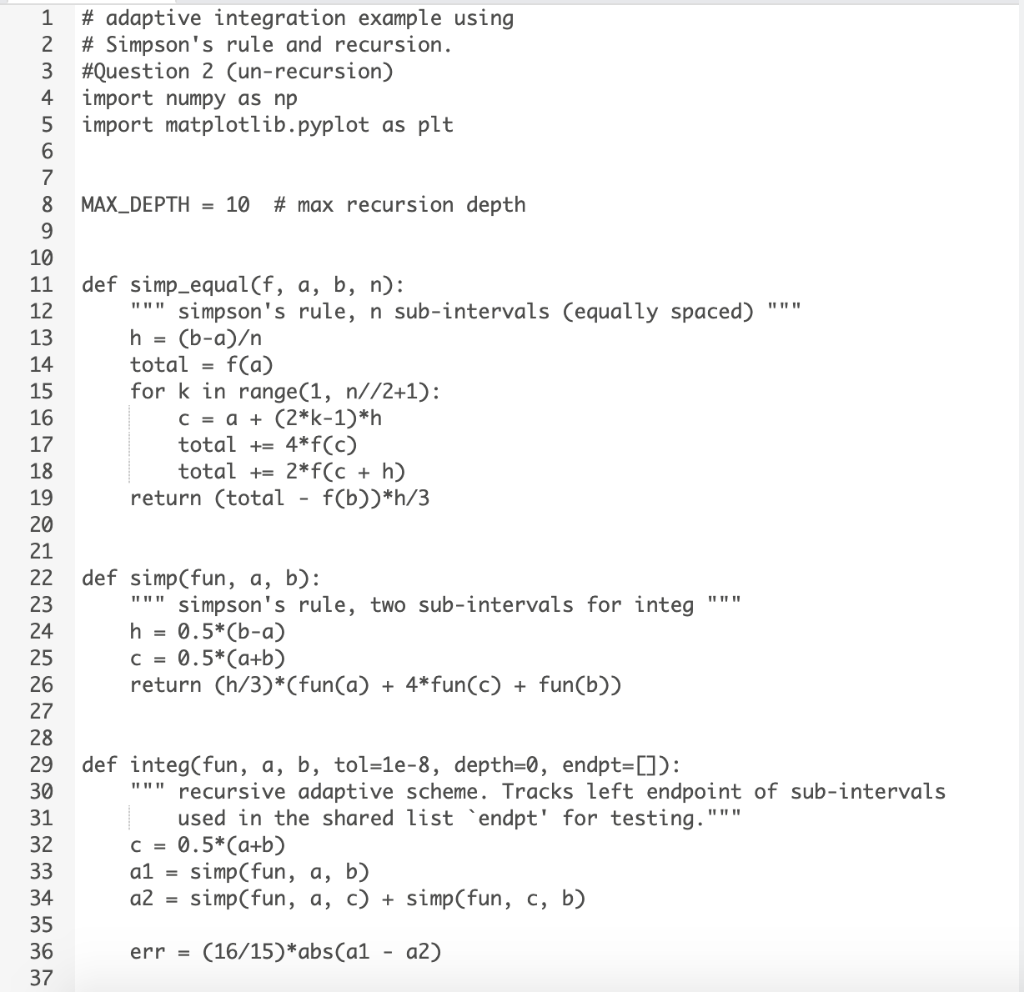 Need help within the hour if possible (Python). Here | Chegg.com