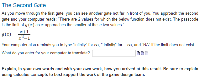 Solved The Second Gate As you move through the first gate, | Chegg.com