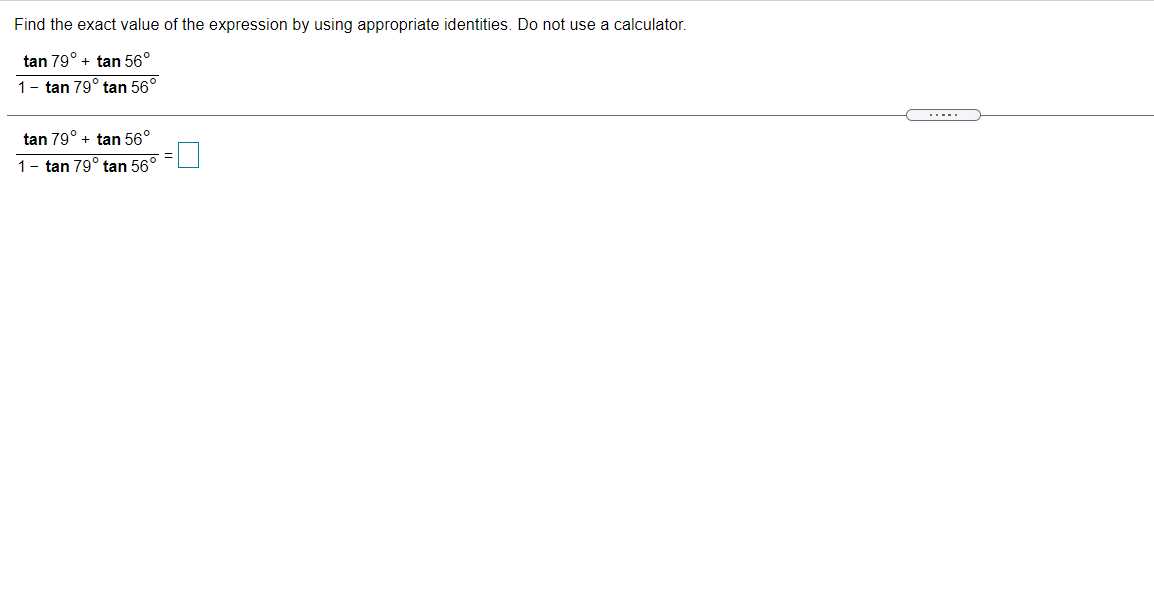 Solved Find the exact value of the expression by using | Chegg.com