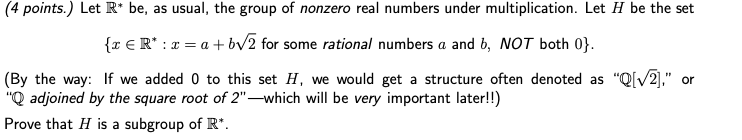 Solved Use the Two step subgroup test or the one step | Chegg.com