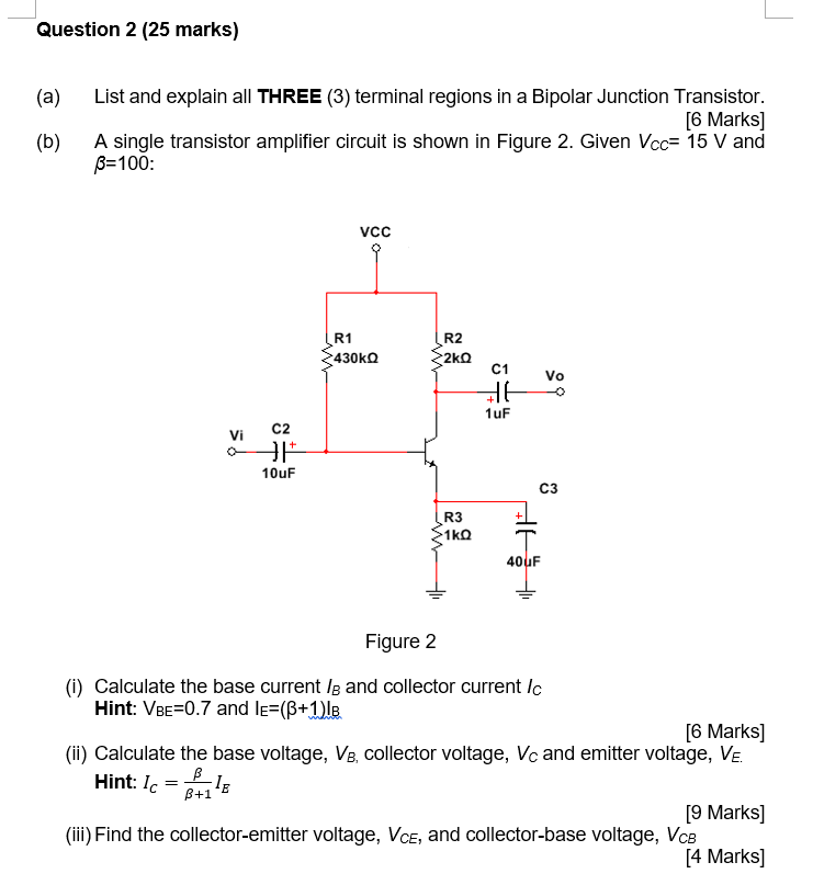 Solved Question 2 (25 marks) (a) List and explain all THREE | Chegg.com