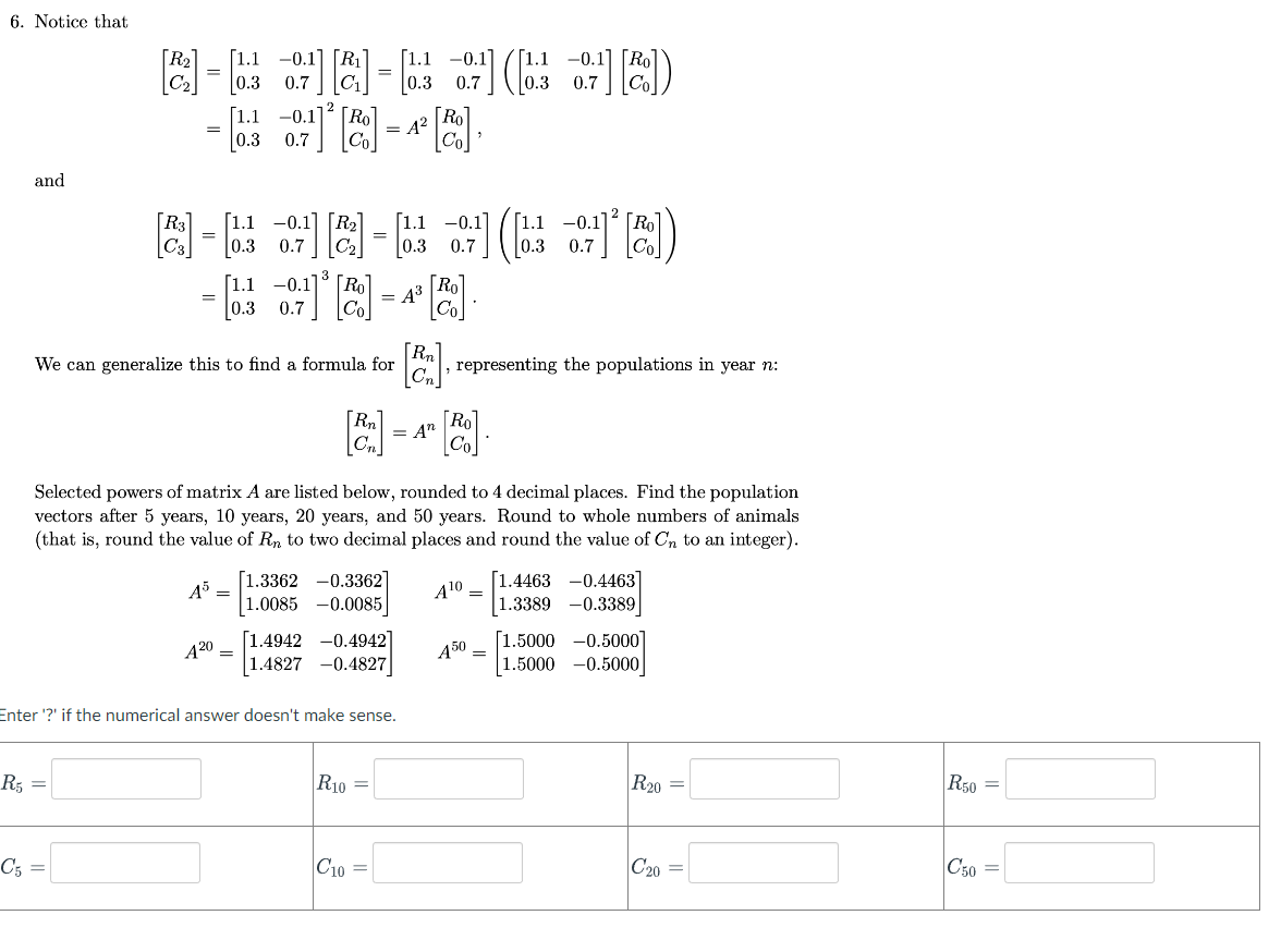 6. Notice that | Chegg.com