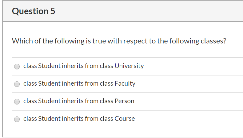 Solved Question 5 Which of the following is true with | Chegg.com