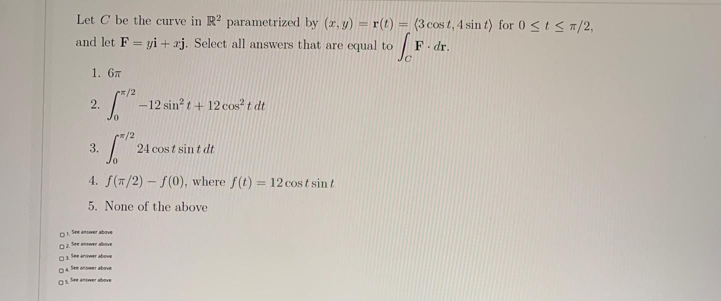 Solved Let C be the curve in R2 parametrized by (x,y) = r(t) | Chegg.com