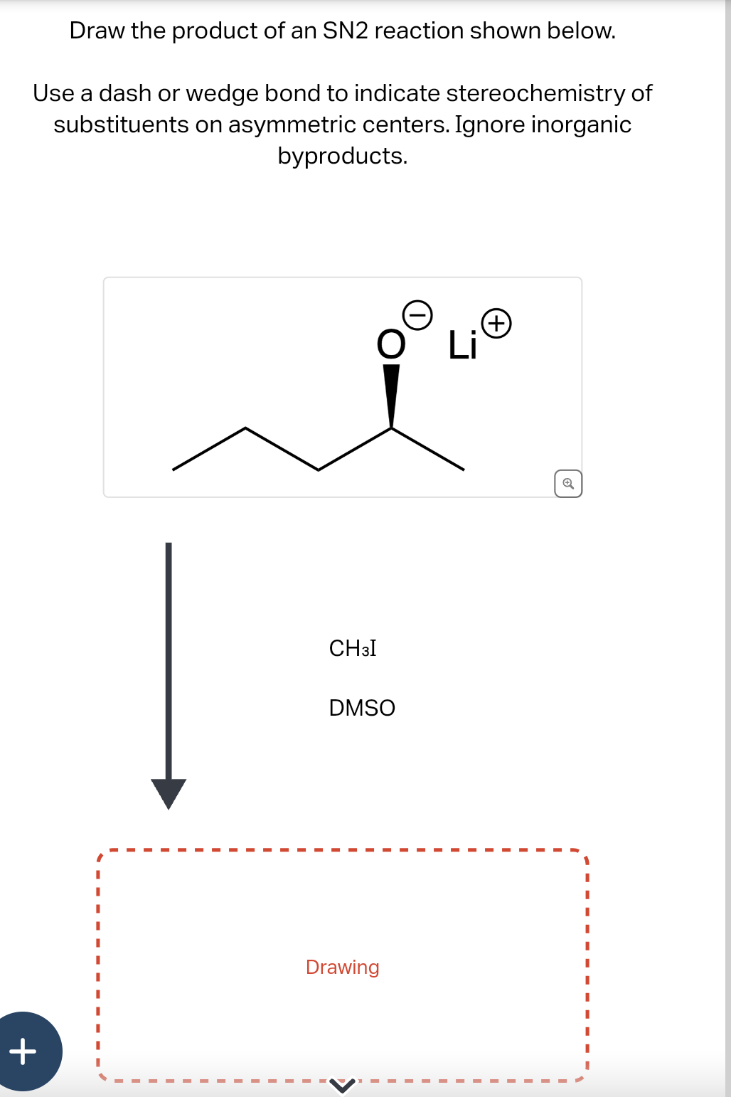 Solved Draw the product of an SN2 ﻿reaction shown below.Use | Chegg.com