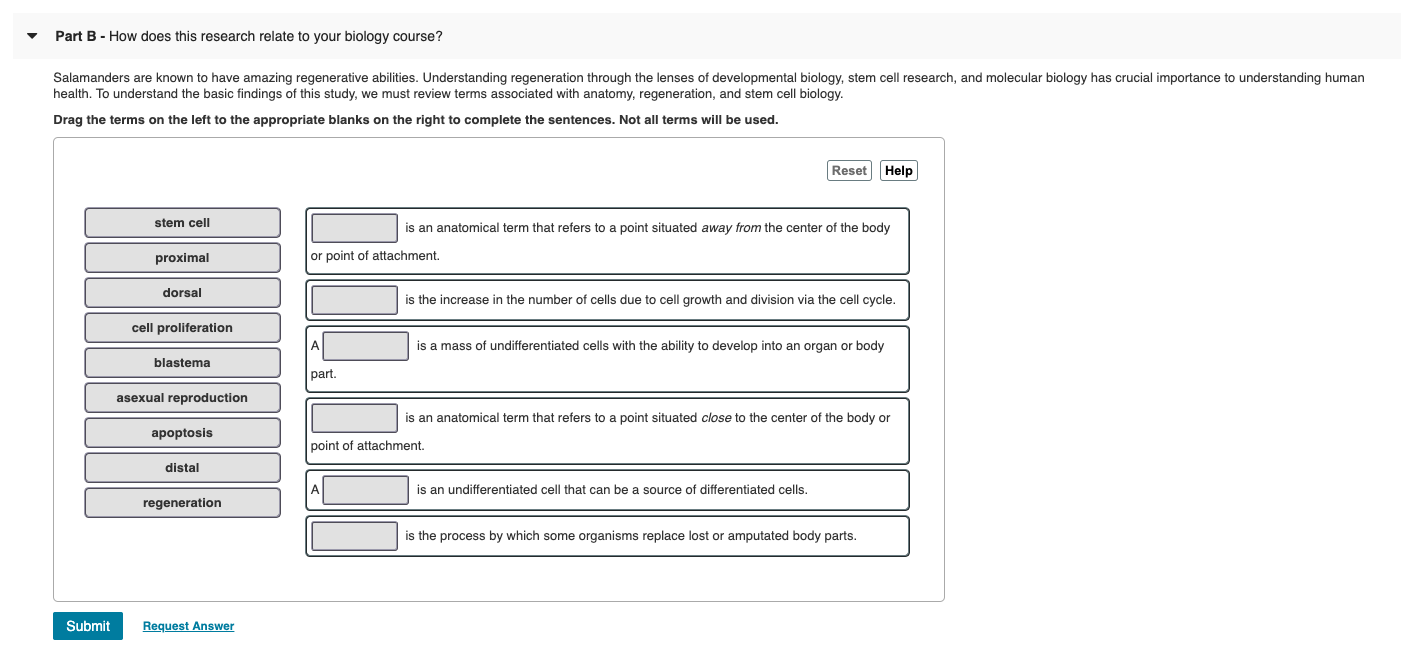 Solved Part B - How does this research relate to your | Chegg.com