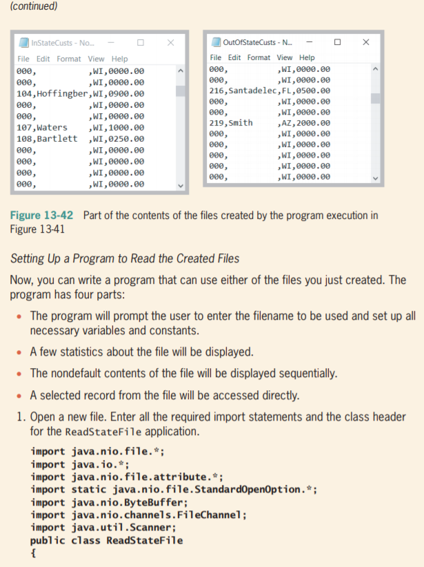 Creating Multiple Random Access Files In this | Chegg.com