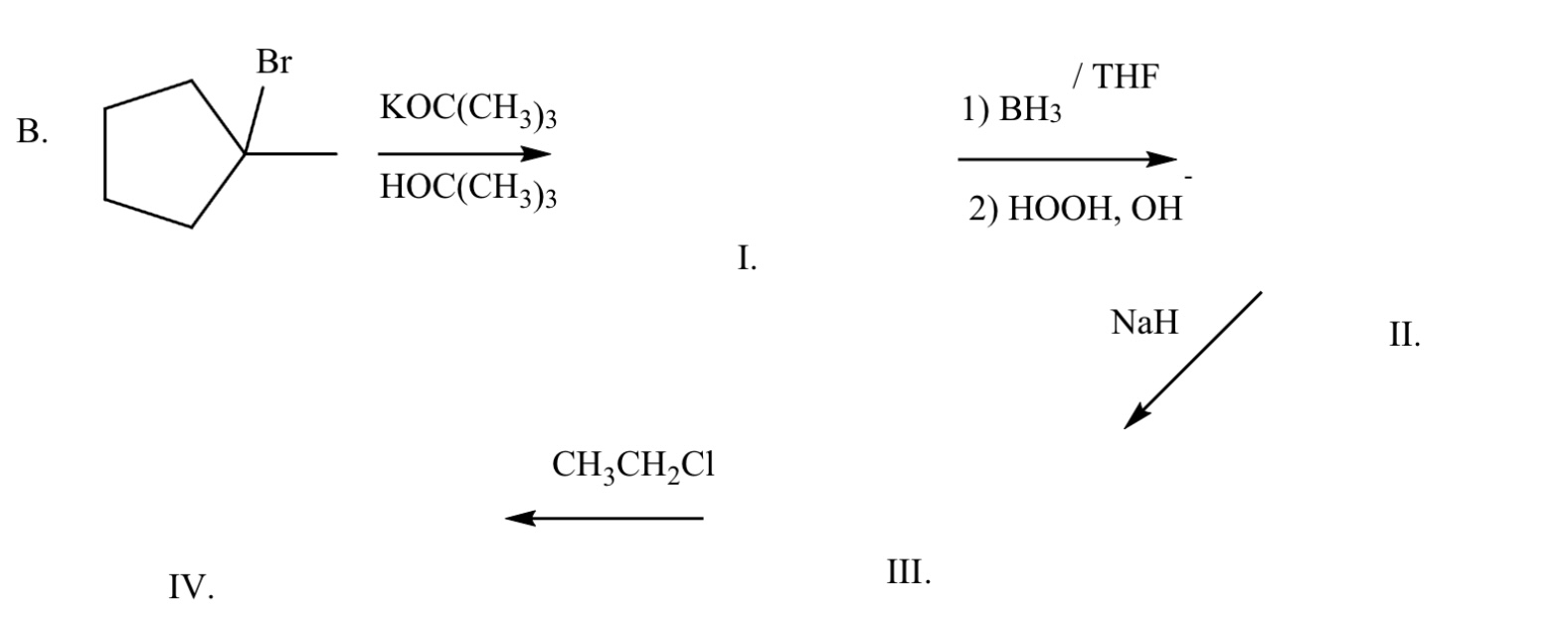 Solved B. Multistep Products Give the structure of each | Chegg.com
