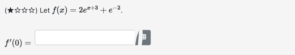 Solved f′(0)= | Chegg.com