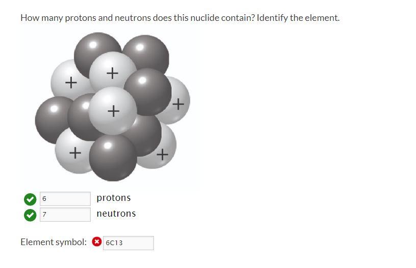 Solved How many protons and neutrons does this nuclide | Chegg.com