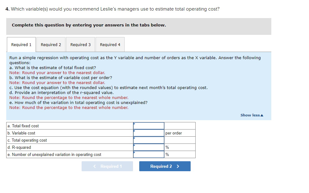 Solved PA5-4 (Static) Estimating Cost Behavior Using Simple | Chegg.com