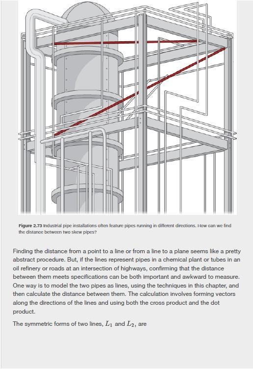 Solved Figure 2.73 Industrial pipe installations often | Chegg.com