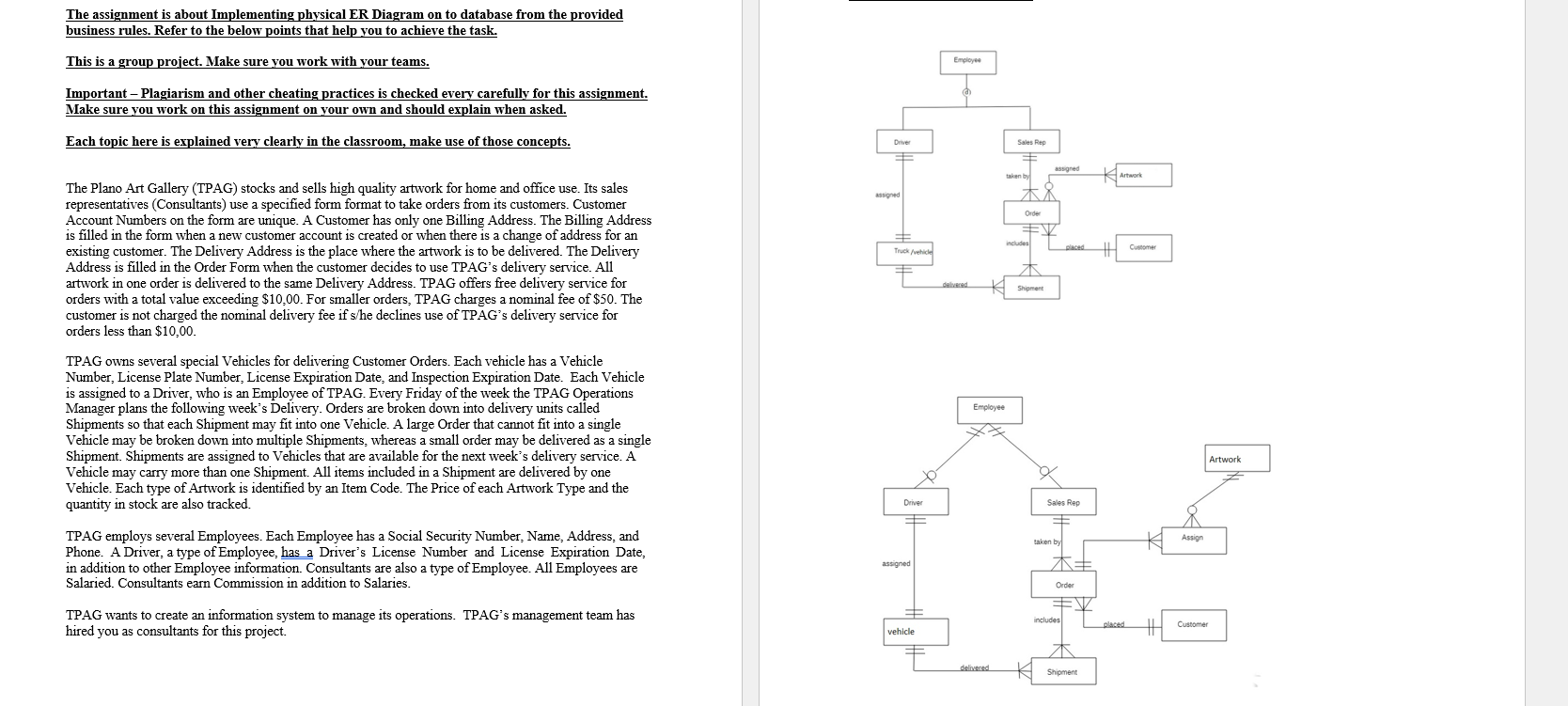 Solved 1. Find the attributes from the above scenario and | Chegg.com