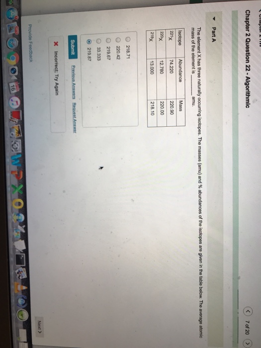 Solved Chapter 2 Question 22-Algorithmic 7 of 20 > Part A | Chegg.com