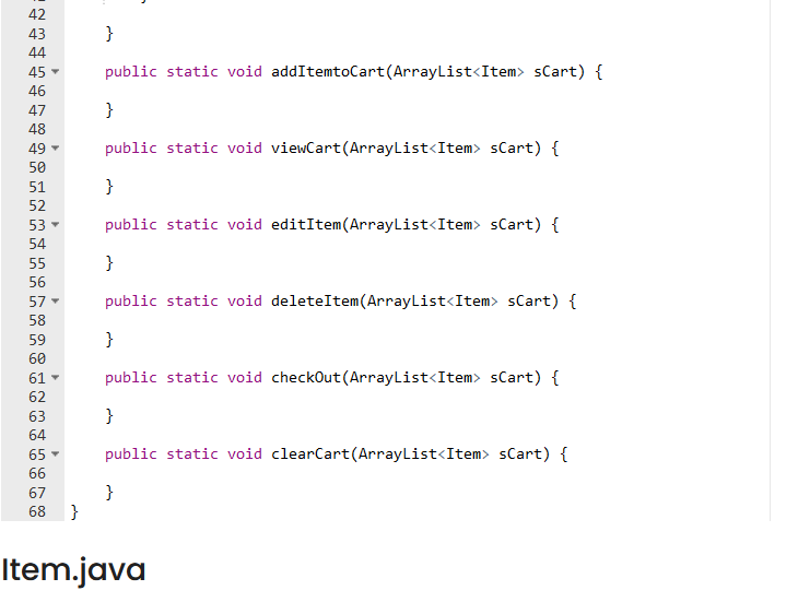 Solved Exercise 11: Shopping Cart Extended Modify your | Chegg.com
