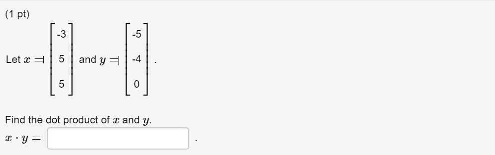 Solved (1 pt) Determine whether the eigenvalues of the | Chegg.com