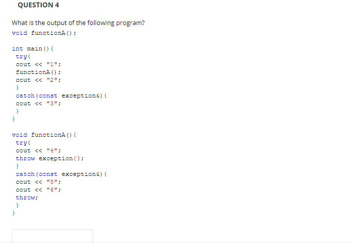 Solved QUESTION 1 10 points Save Answer What is the output | Chegg.com