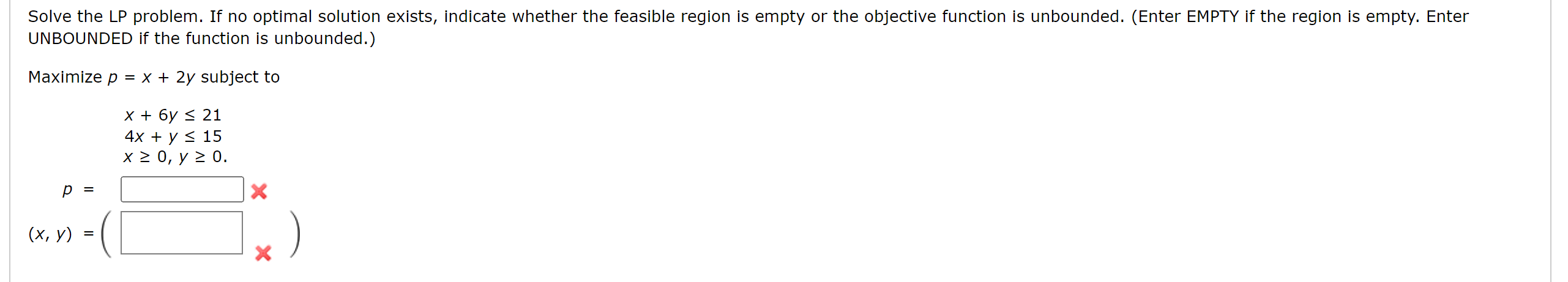 Solved UNBOUNDED if the function is unbounded.)Maximize | Chegg.com