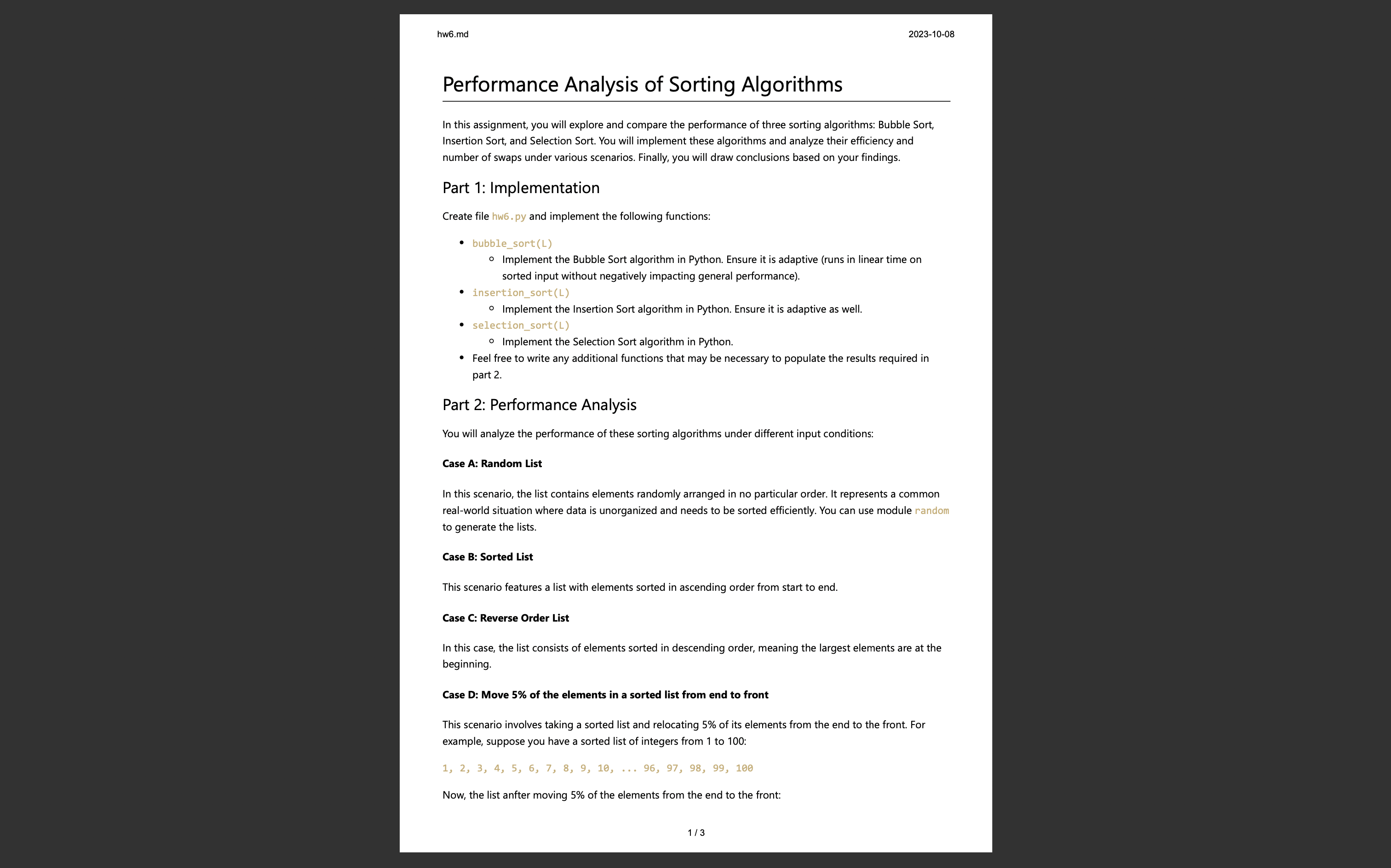Solved Pls help me with this assignment. Write me both the | Chegg.com