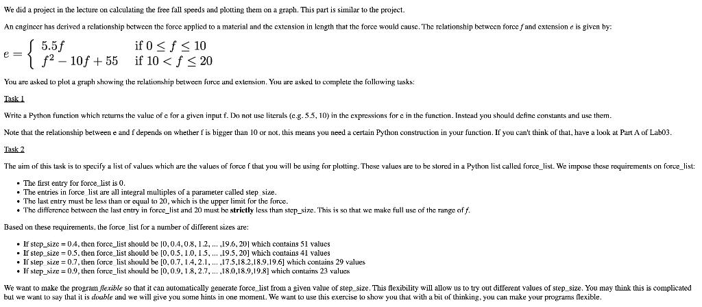 Solved We did a project in the lecture on calculating the | Chegg.com