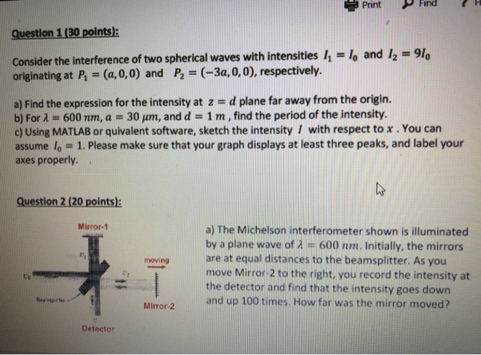 Print pFind ? H Question 1 130 pointsl Consider the | Chegg.com