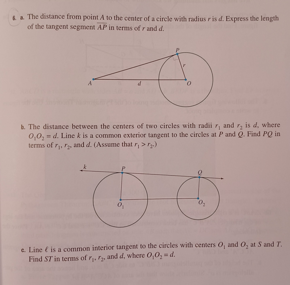 Solved a. The distance from point A to the center of a | Chegg.com
