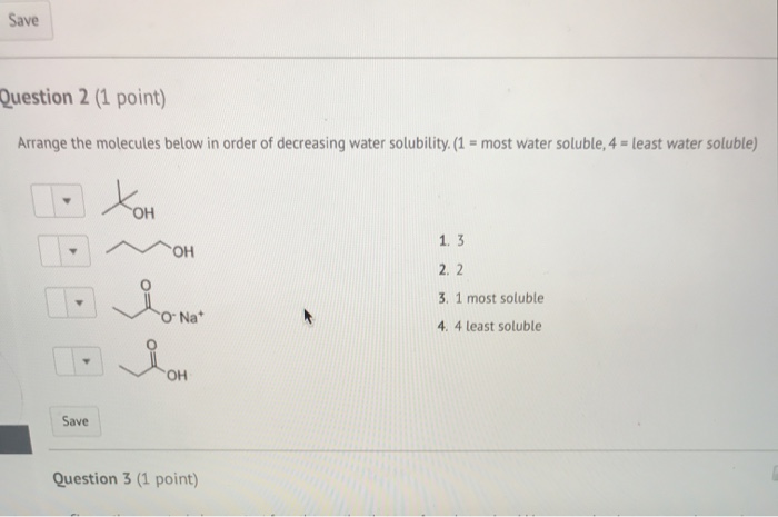 Solved Question 1 (1 point) Choose the IUPAC name of the | Chegg.com