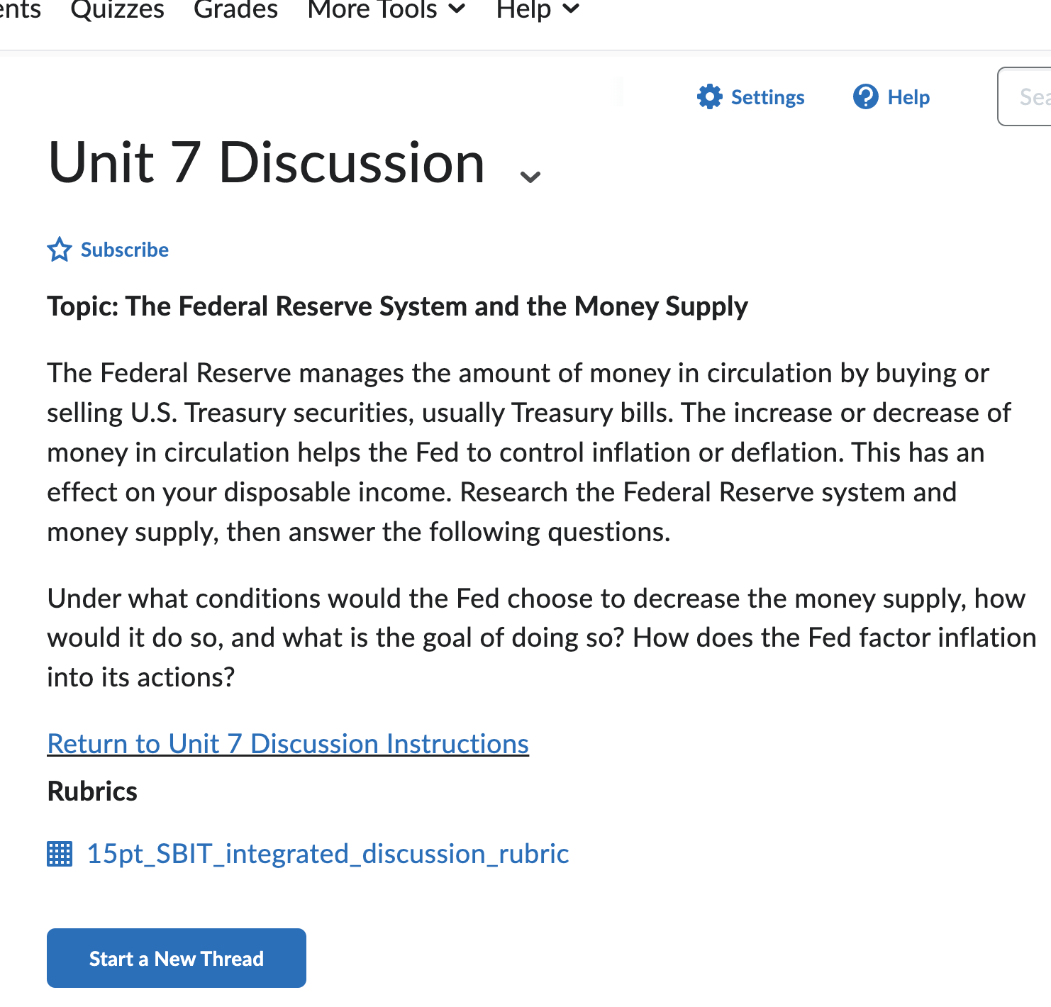 Solved Topic: The Federal Reserve System and the Money | Chegg.com