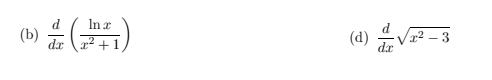 Solved (a) dxd(xcos(2x)) (c) dxd∫1xet1+t2dt(b) dxd(x2+1lnx) | Chegg.com
