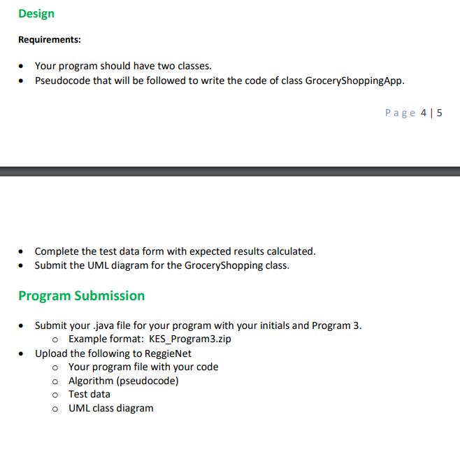 Solved Problem: A program to simulate a customer's online | Chegg.com