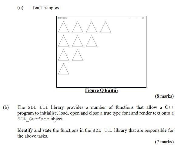 (a) Appraise the use of SDL for geometry rendering. | Chegg.com (a) Appraise the use of SDL for geometry rendering. | Chegg.com