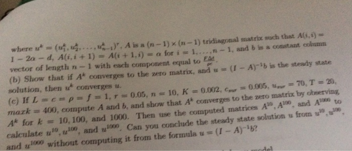 Solved 4. (20 pts) Consider the 1D discrete model of heat | Chegg.com