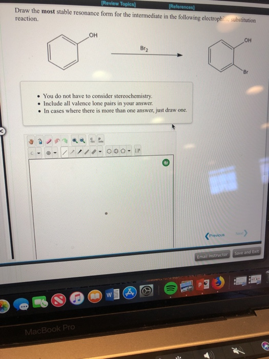 Solved Draw the most stable resonance form for the | Chegg.com