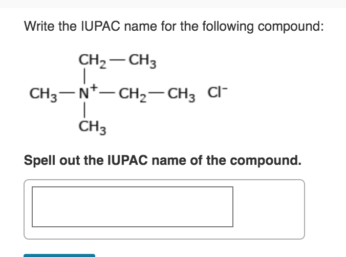 Solved Write the IUPAC name for the following compound: CH2 | Chegg.com