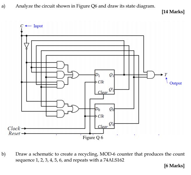 Solved a) Analyze the circuit shown in Figure 26 and draw | Chegg.com