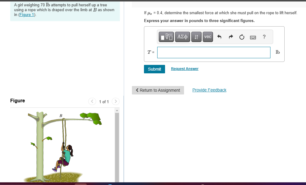 Solved A girl weighing 70 ﻿lb attempts to pull herself up a | Chegg.com