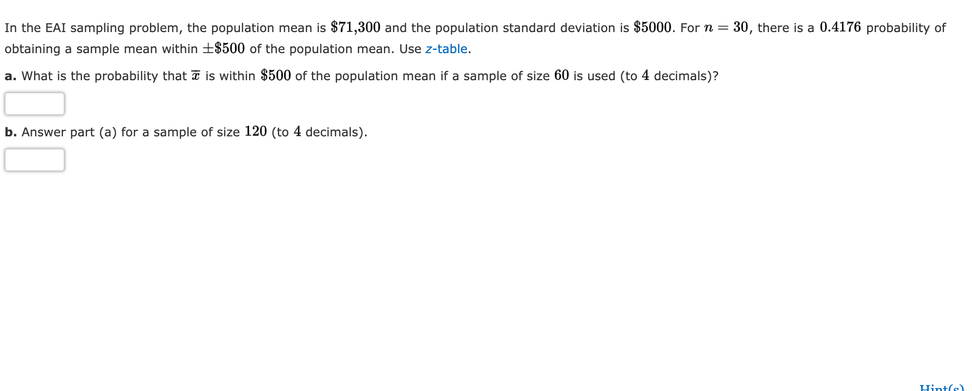 solved-in-the-eai-sampling-problem-the-population-mean-is-chegg