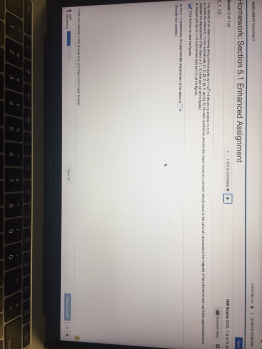 Solved Homework Section 5 1 Enhanced Assignment Score 0 Of