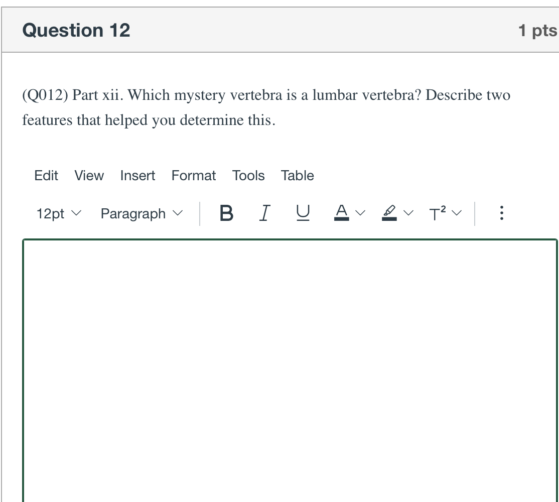(Q001) PART A Refer to the human vertebral column | Chegg.com