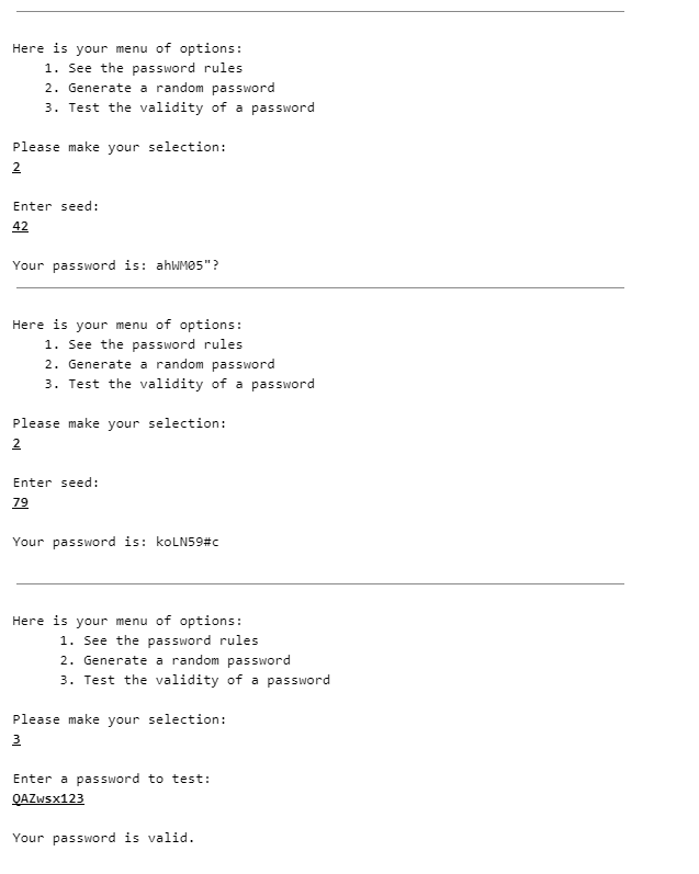 Solved PASSWORD PROGRAM BACKGROUND The notion of passwords | Chegg.com
